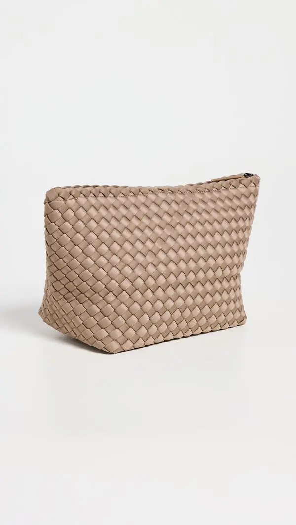 NAGHEDI Portofino Medium Makeup Bag - Cashmere