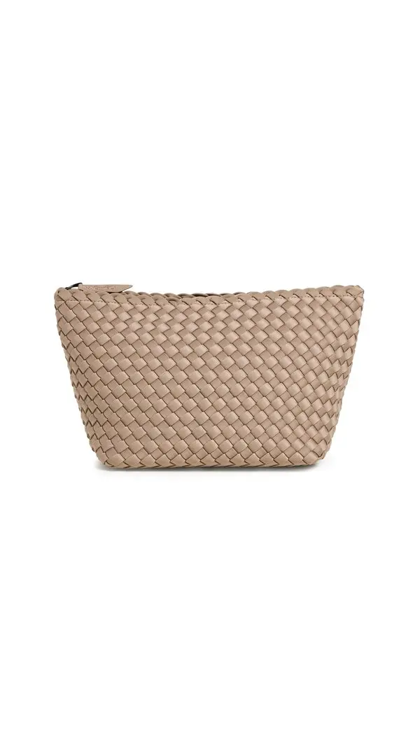 NAGHEDI Portofino Medium Makeup Bag - Cashmere