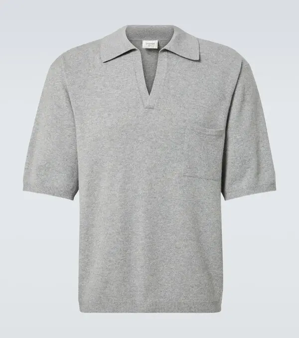 Saint Laurent Wool Polo Shirt
