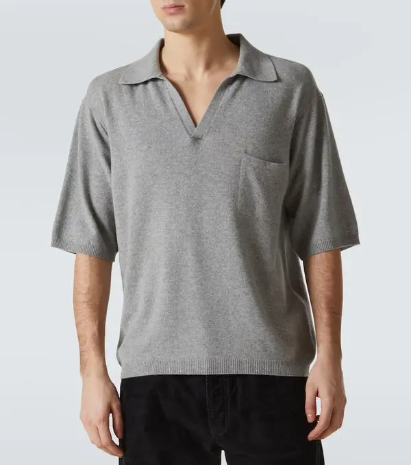 Saint Laurent Wool Polo Shirt