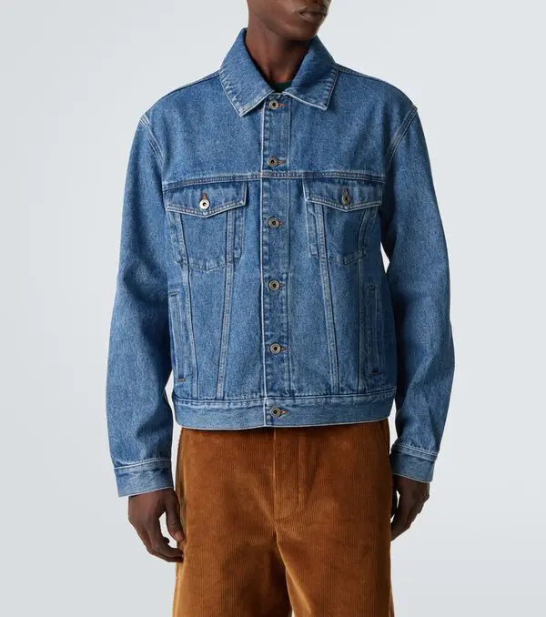 Loewe Anagram Denim Jacket - Blue