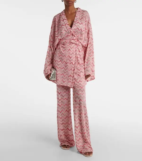 Missoni Zigzag Lamé Robe