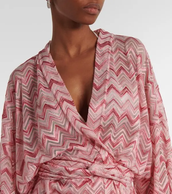 Missoni Zigzag Lamé Robe