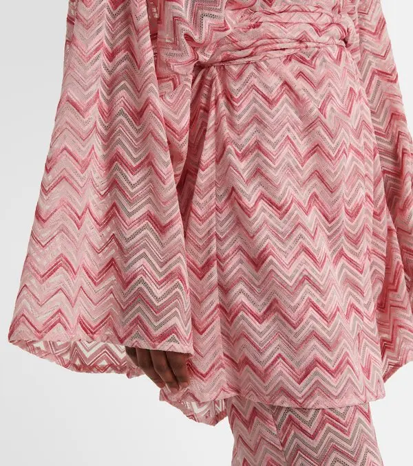 Missoni Zigzag Lamé Robe