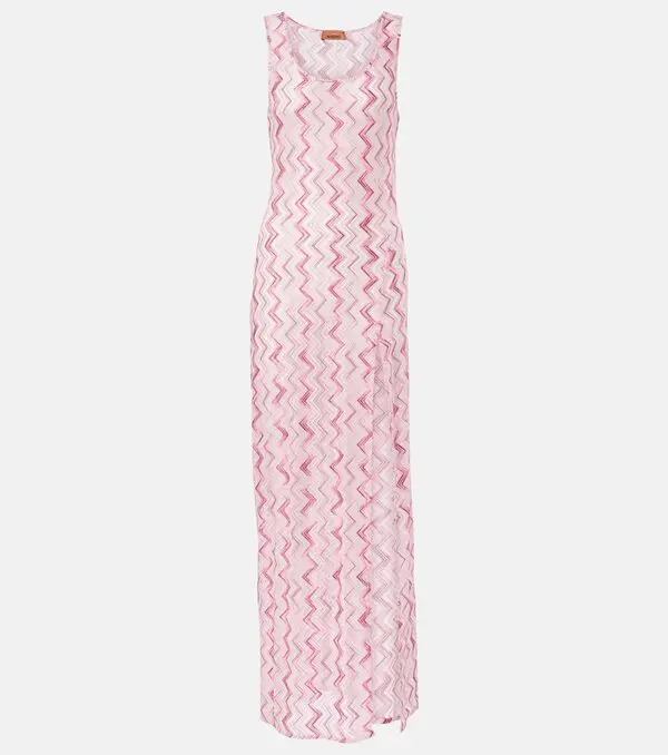 Missoni Zig Zag Lamé Maxi Dress