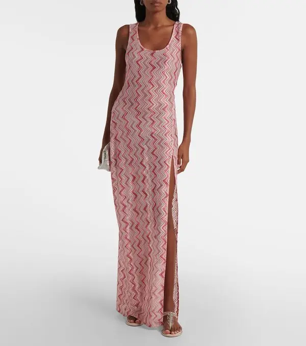 Missoni Zig Zag Lamé Maxi Dress