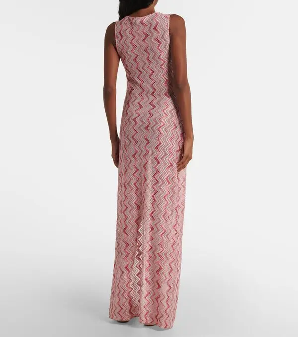 Missoni Zig Zag Lamé Maxi Dress