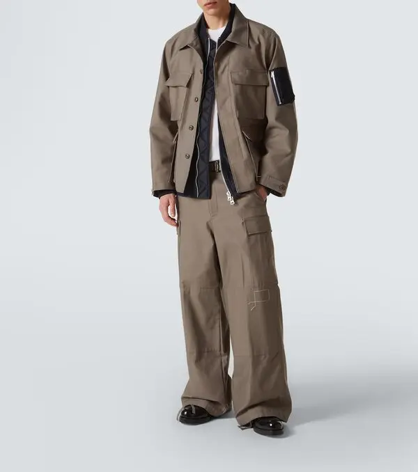 Sacai Cotton Cargo Trousers
