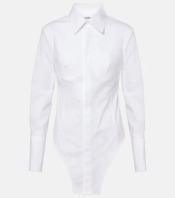 JEAN PAUL GAULTIER Cotton-blend Poplin Shirt - White