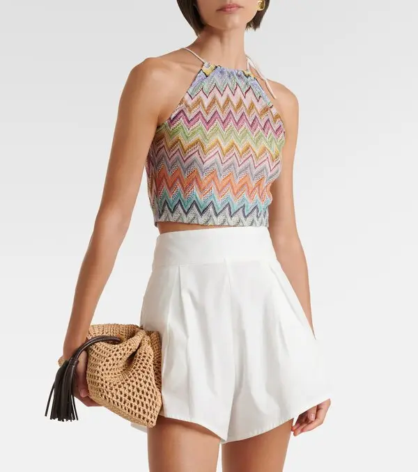 Missoni Zigzag Lamé Top - Multicoloured