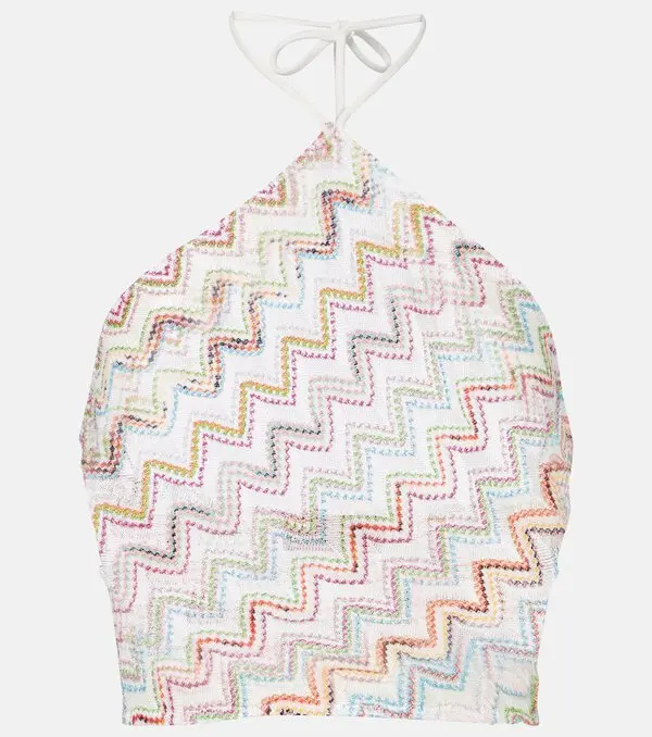 Missoni Zigzag Lamé Top - Multicoloured