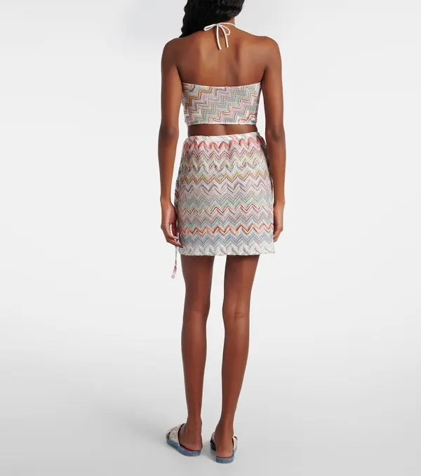 Missoni Zigzag Lamé Top - Multicoloured