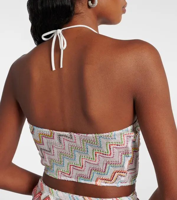 Missoni Zigzag Lamé Top - Multicoloured
