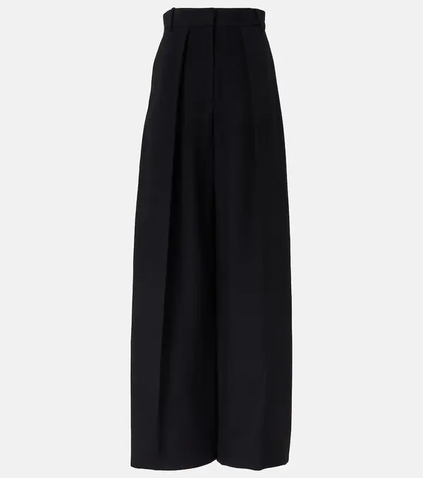 Khaite Maris Wide-leg Trousers - Black