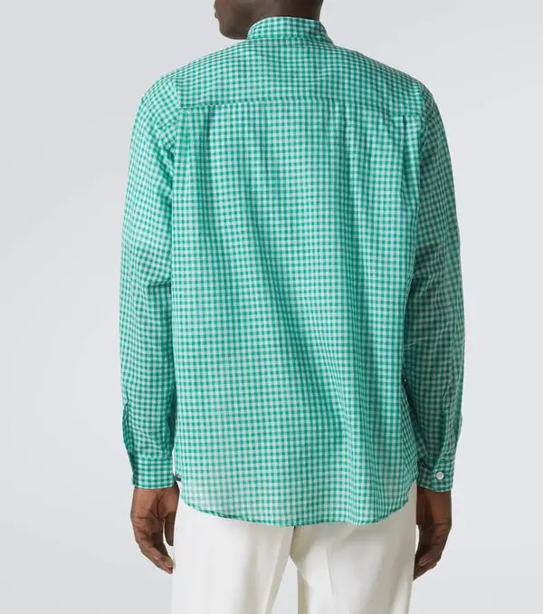 Auralee Gingham Cotton Shirt