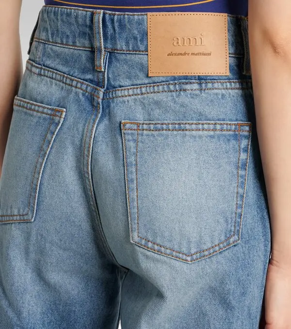Ami High-rise Flared Jeans - Blue