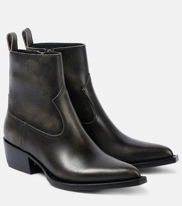 GOLDEN GOOSE Leather Ankle Boots