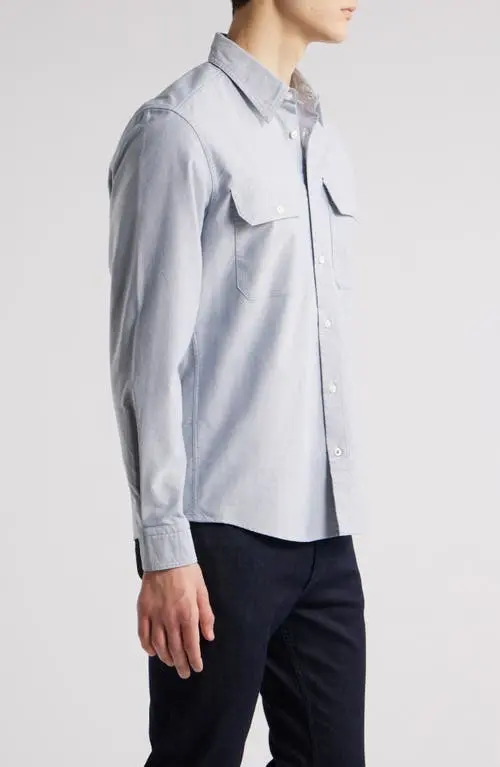 BOSS Liam Kent Regular Fit Button-up Shirt - Medium Blue