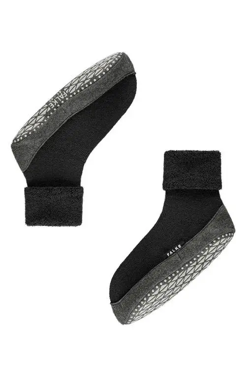 Falke Cozyshoe Wool Blend Sock Slippers - Black