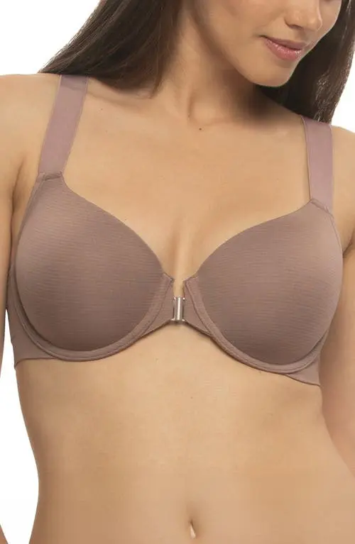 Felina Utopia Front-close Racerback Contour Bra - Antler