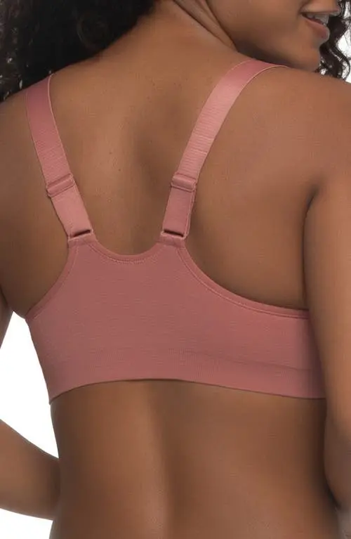 Felina Utopia Front-close Racerback Contour Bra - Withered Rose