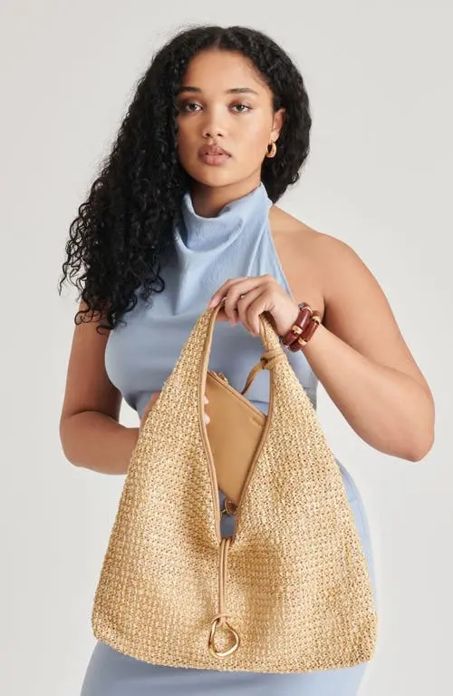 Dolce Vita Missie Raffia Shoulder Bag