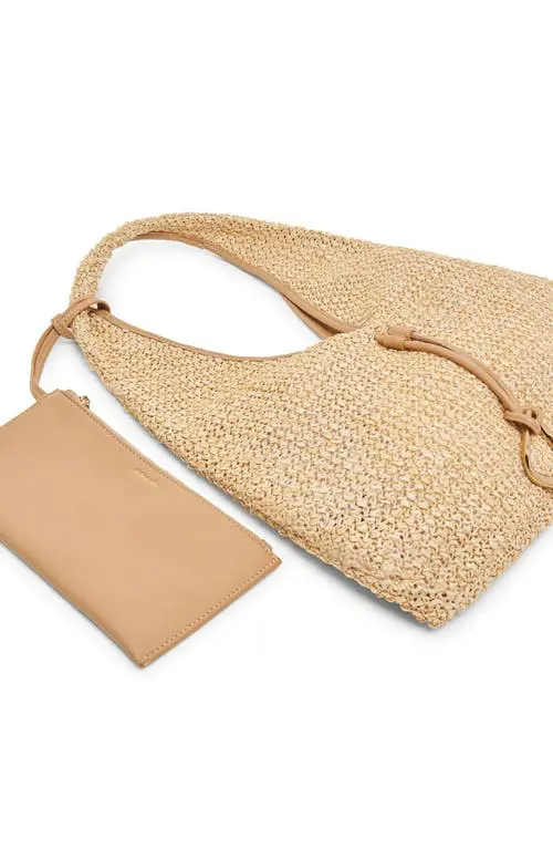 Dolce Vita Missie Raffia Shoulder Bag