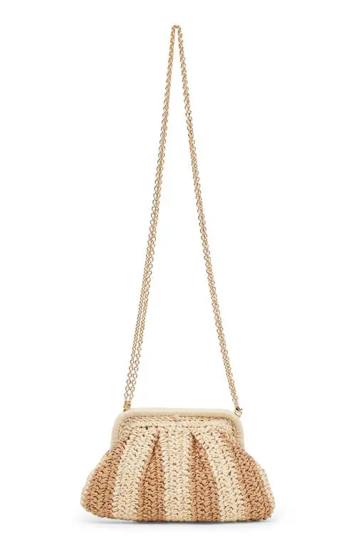 Dolce Vita Hydra Convertible Raffia Clutch