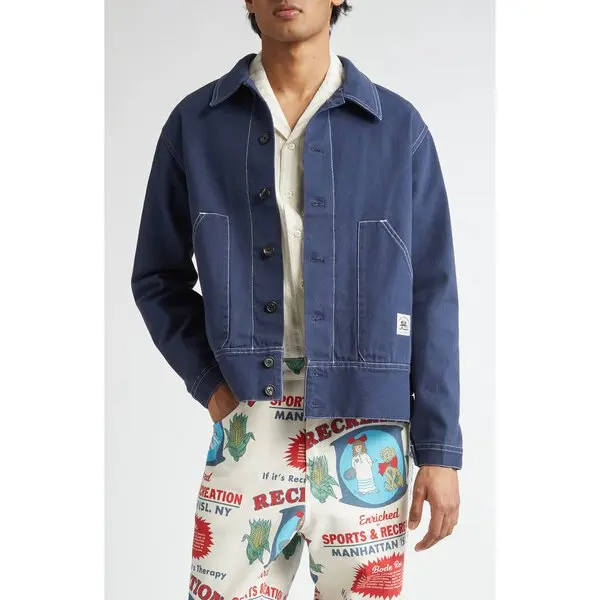 BODE Knolly Brook Side Tab Jacket - Dark Navy