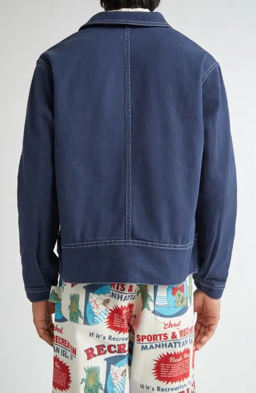 BODE Knolly Brook Side Tab Jacket - Dark Navy