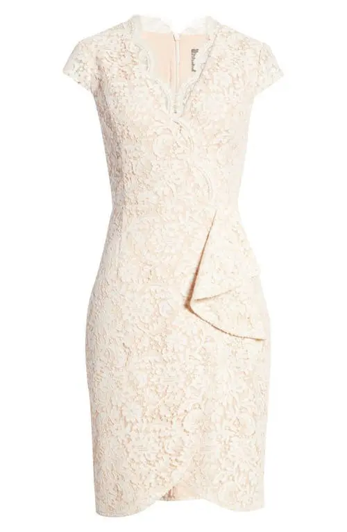 vince camuto lace cocktail dress $130 Vince Camuto Womens Black Lace-Inset Sleeveless Bodycon Cocktail Dress  Sz 6