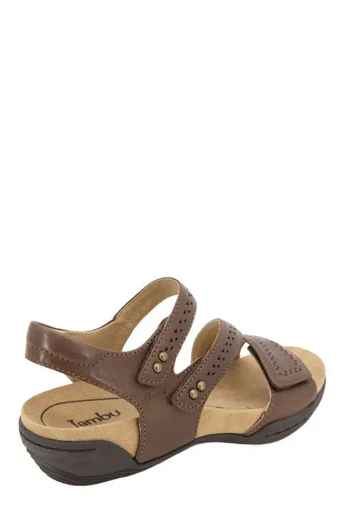 Jambu Makayla Casual Flat Sandal - Brown