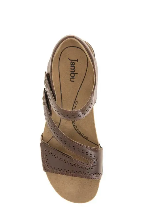 Jambu Makayla Casual Flat Sandal - Brown