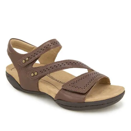 Jambu Makayla Casual Flat Sandal - Brown