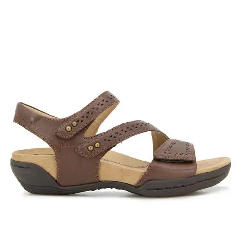 Jambu Makayla Casual Flat Sandal - Brown
