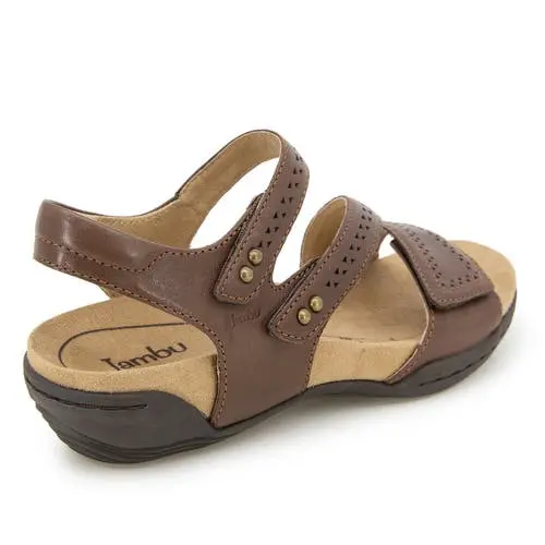 Jambu Makayla Casual Flat Sandal - Brown
