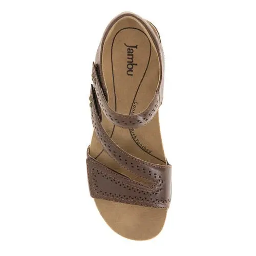 Jambu Makayla Casual Flat Sandal - Brown