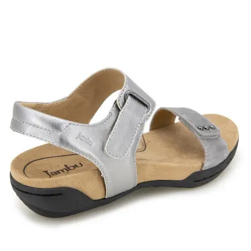 Jambu Morgan Casual Sandal - Gunmetal/ Pewter