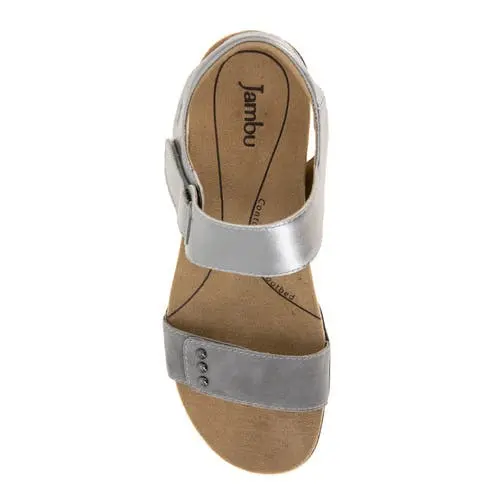Jambu Morgan Casual Sandal - Gunmetal/ Pewter