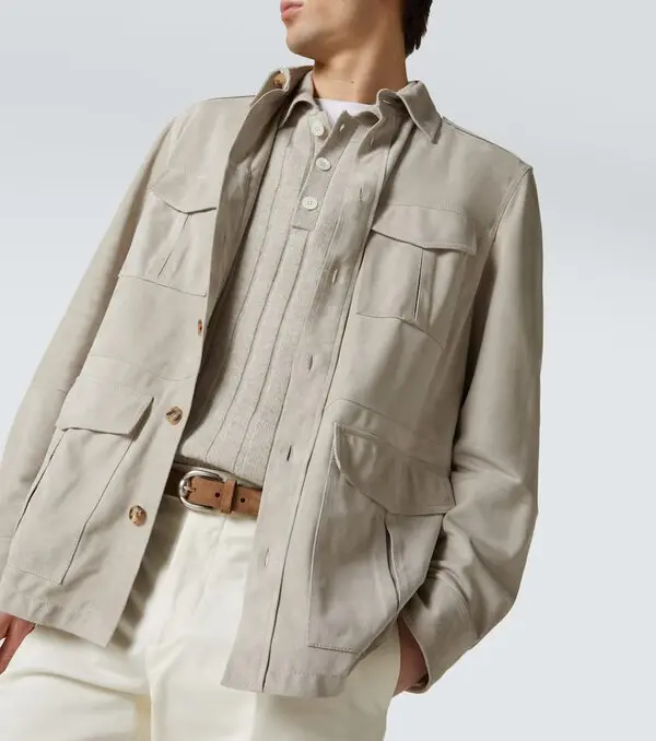 Brunello Cucinelli Suede Overshirt