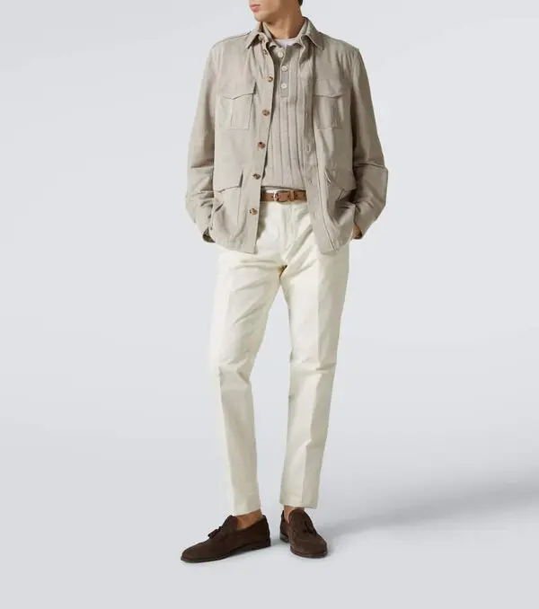 Brunello Cucinelli Suede Overshirt