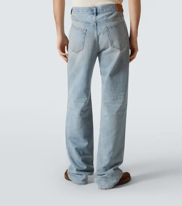Saint Laurent Mid-rise Straight Jeans
