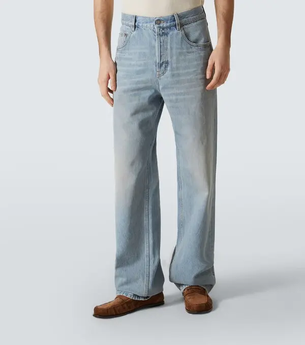 Saint Laurent Mid-rise Straight Jeans