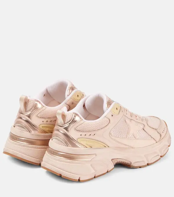 GOLDEN GOOSE Lightstar Leather Sneakers - Pink