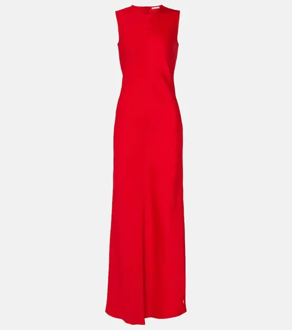 AMI Paris Paneled Maxi Dress