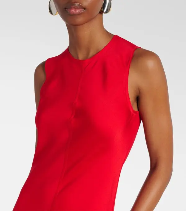 AMI Paris Paneled Maxi Dress