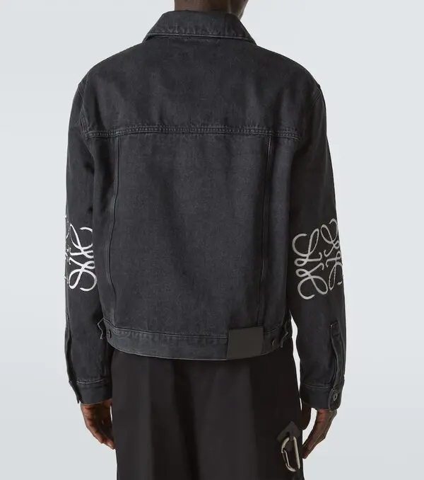 Loewe Anagram Denim Jacket - Black