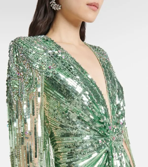 Jenny Packham Gold Rush Sequined Gown