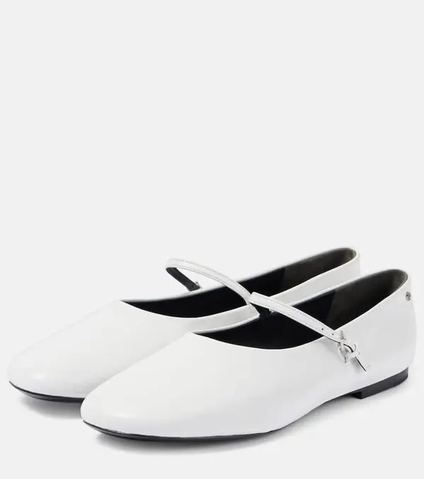 Tory Burch Leather Mary Jane Flats