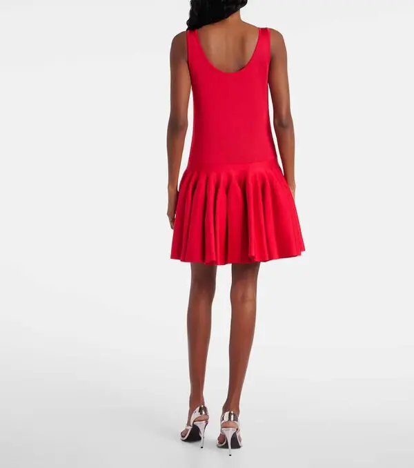 Alaïa Sheer Knitted Mini Dress